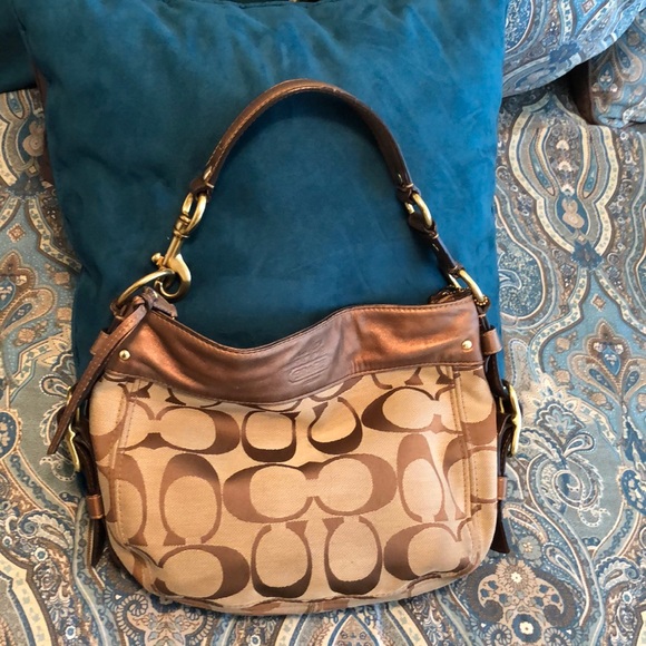 Coach | Bags | Coach Signature Zoe Shoulder Bag | Poshmark